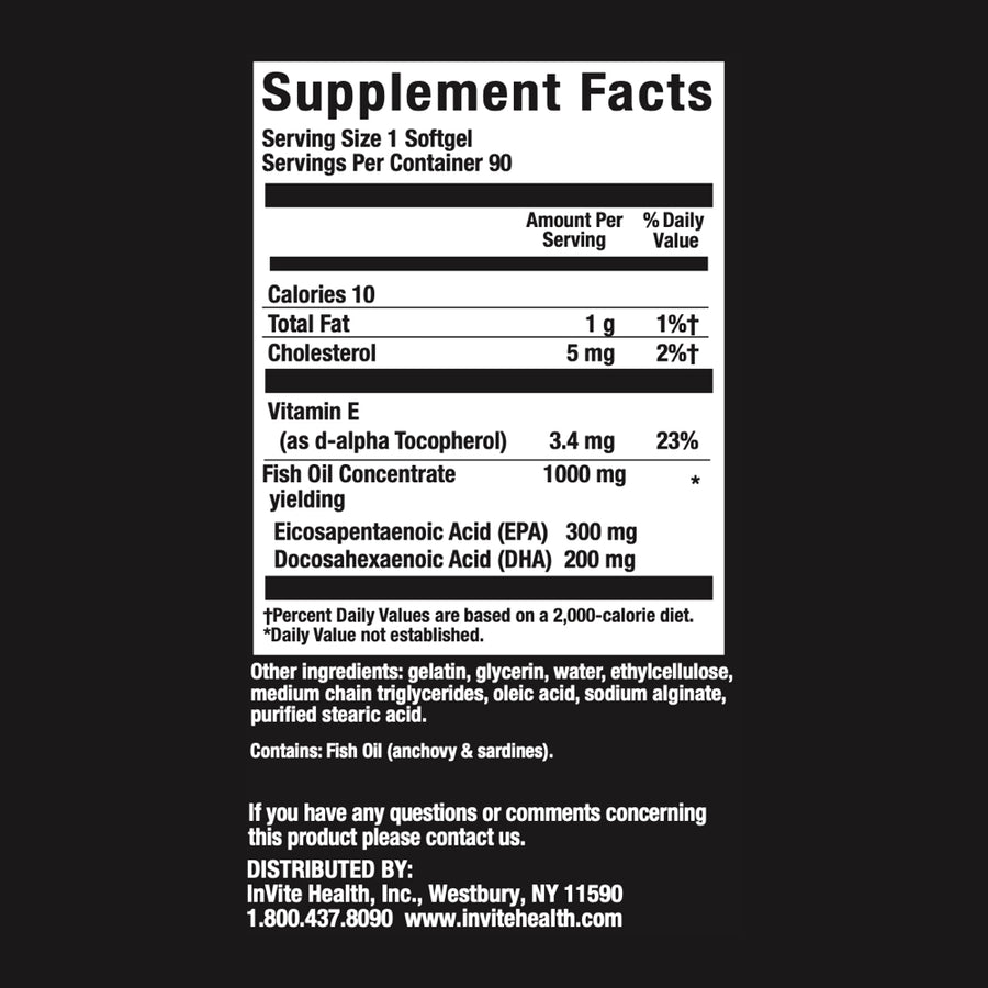 InVite Biomega Fish Oil| Health Supplement – InVite Health