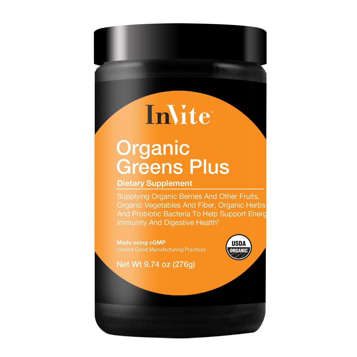 InVite Organic Greens Plus Hx | Superfood Powder Health Supplement ...